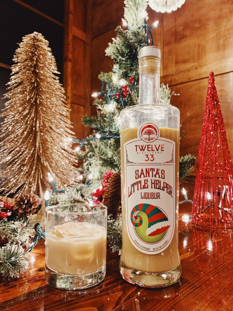Santa's Little Helper Cream Liqueur is BACK! - Twelve 33 Distillery